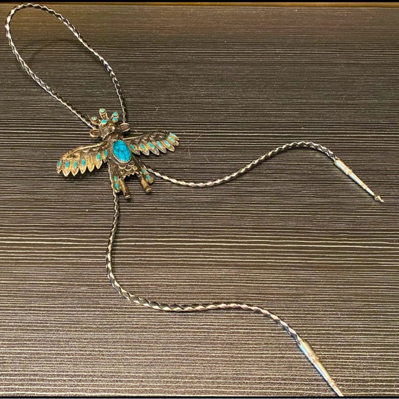 Florenta of California | Jewelry | Vintage Pewter Turquoise Native ...